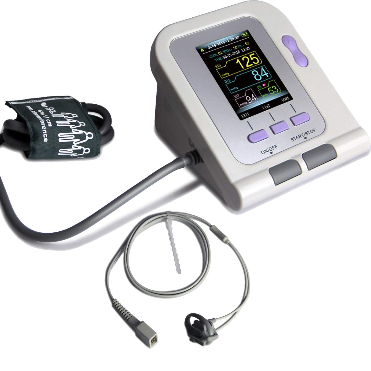 Monitor Portatil CONTEC 08A de 3 Derivaciones - Akuasul